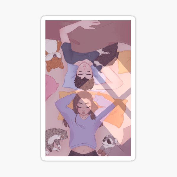 "SleepOver" Sticker by xqv33n13 | Redbubble