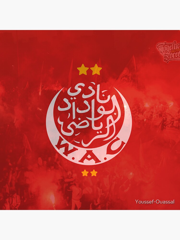 "WYDAD ATHLETIC CLUB" Sticker by Youssef-Ouassal | Redbubble