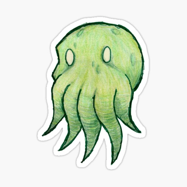 "Lil Cthulhu" Sticker for Sale by Kunmicomics | Redbubble