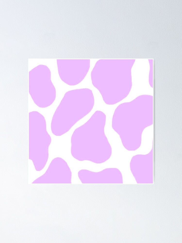 Póster «Estampado de vaca morada» de eva-aestheticcc | Redbubble