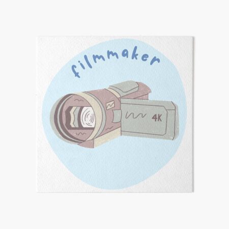 "Cool Camcorder Design For Filmmakers" Art Board Print by ...