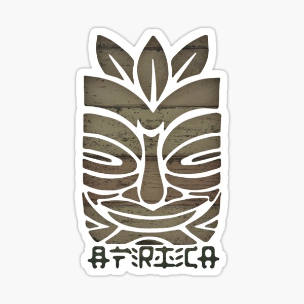 "African Tribal Mask" Sticker by arafistore | Redbubble
