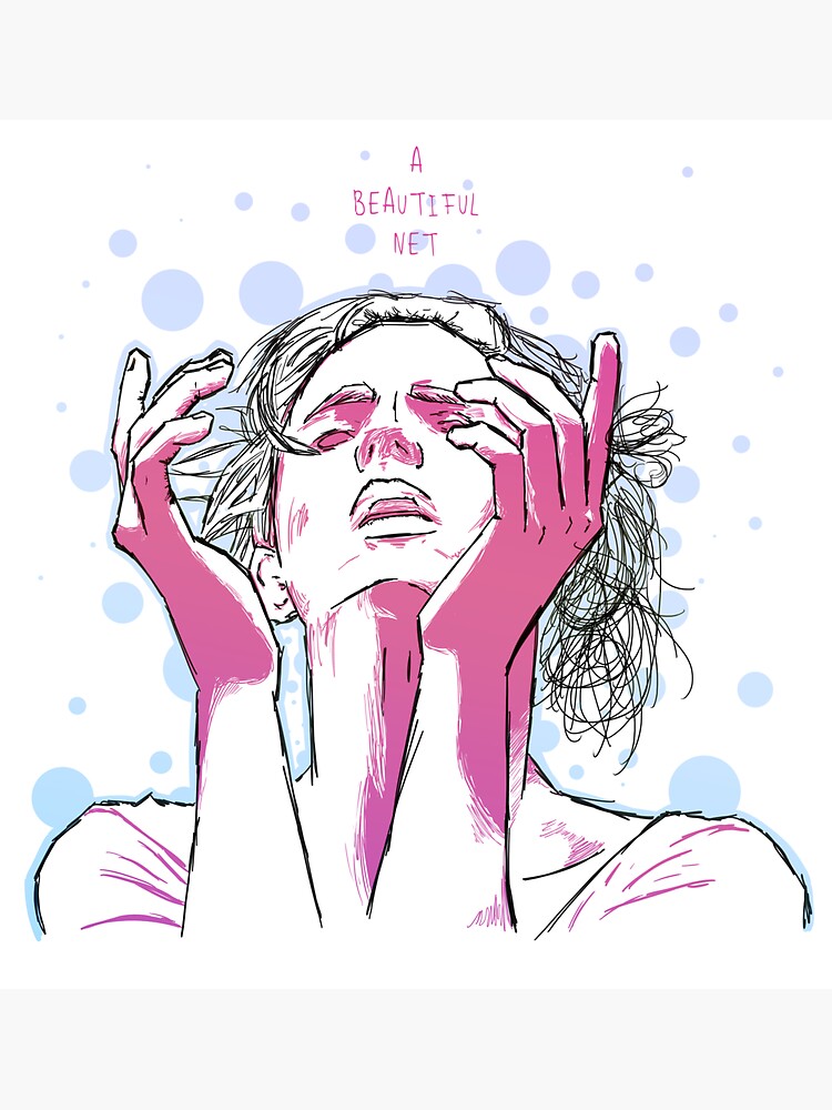 "A Beautiful Net" Sticker by skeletonplace | Redbubble