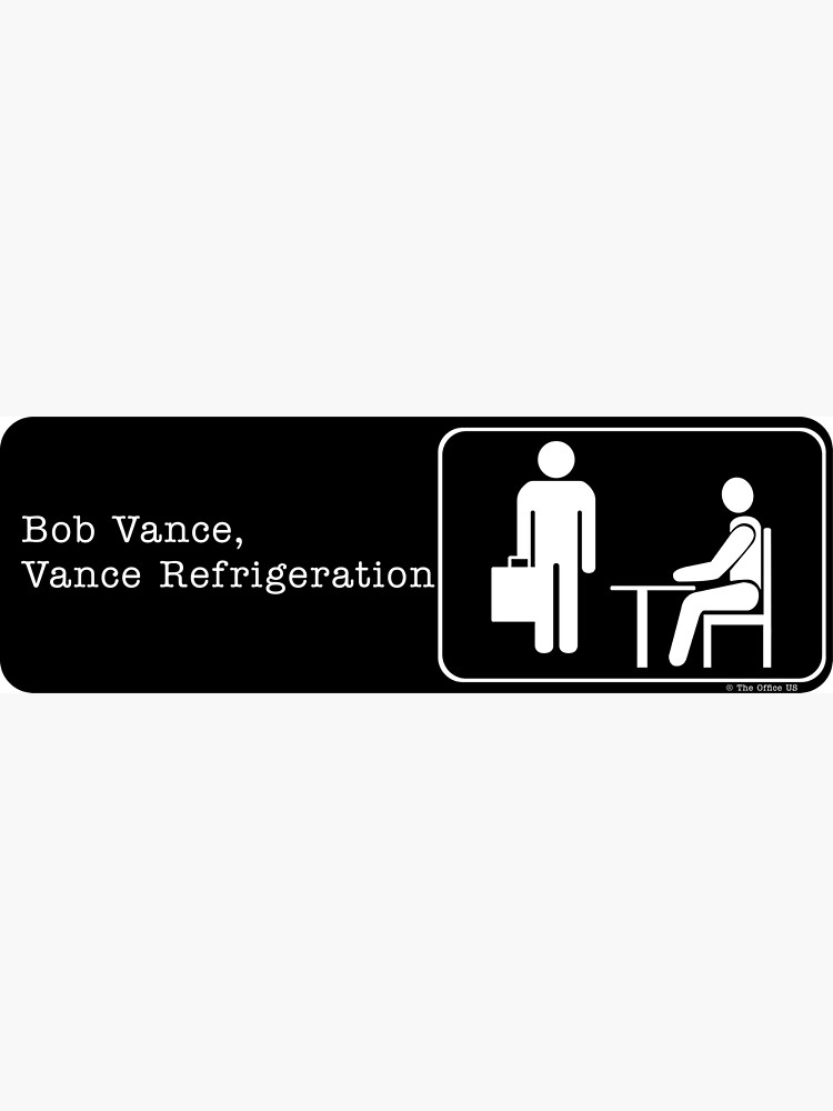 "The Office - Bob Vance, Vance Refrigeration" Poster by MadstonMagic ...