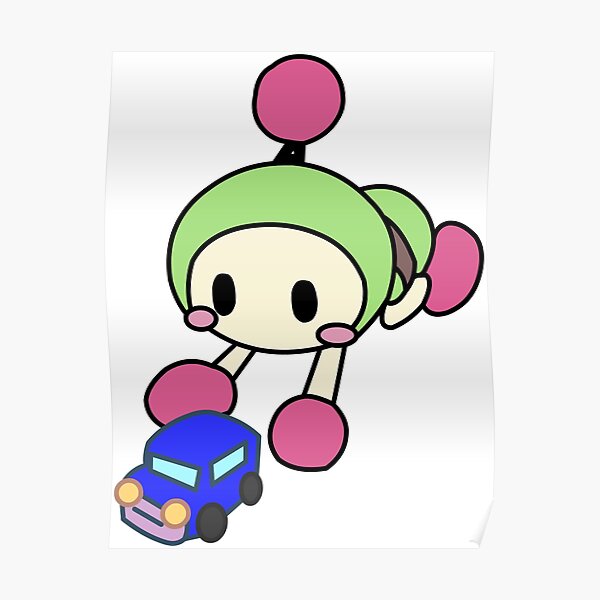 "Green Bomberman - Super Bomberman R" Poster for Sale by ...