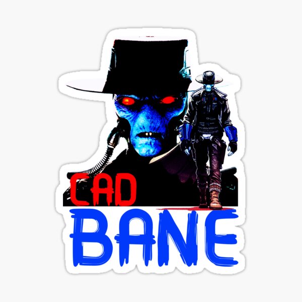 "Cad bane character" Sticker by ZAKARIASAB | Redbubble