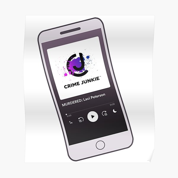 "Crime Junkie Phone (Spotify)" Poster for Sale by AudF | Redbubble