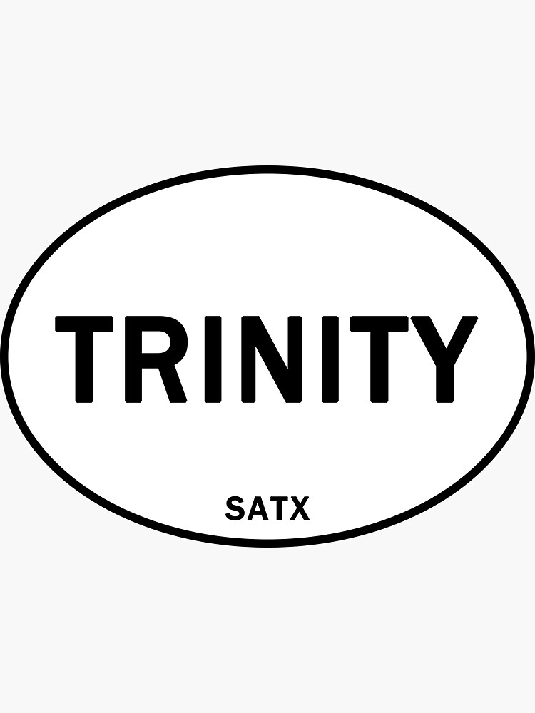 "Trinity Location" Sticker for Sale by CatObscura | Redbubble