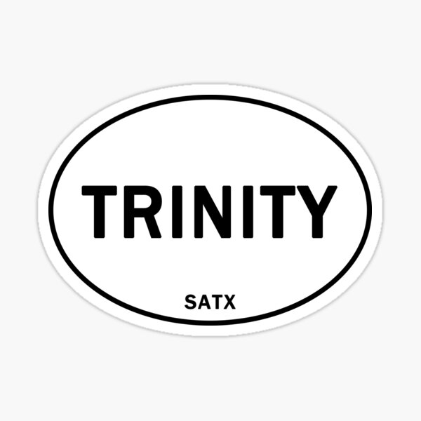 "Trinity Location" Sticker for Sale by CatObscura | Redbubble