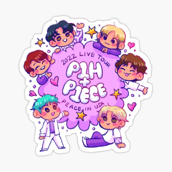 "p1harmony!" Sticker for Sale by froqpi | Redbubble