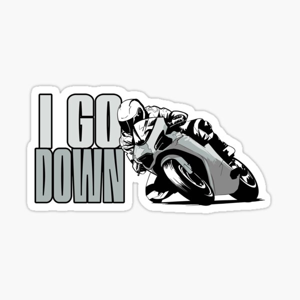 "I Go Down" Sticker by supatoon | Redbubble