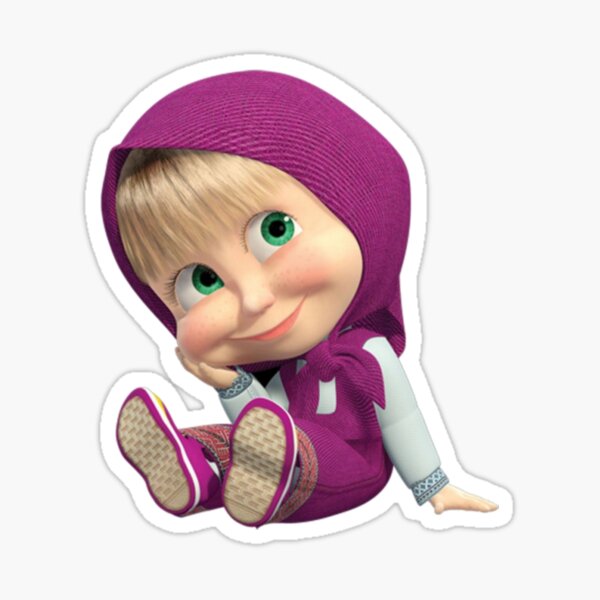 " Masha and bear" Sticker by alice004 | Redbubble