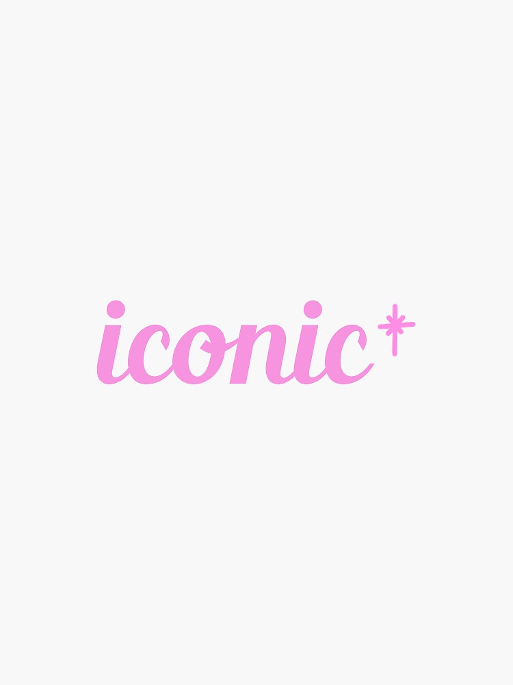 "Iconic " Sticker by maddycd610 | Redbubble