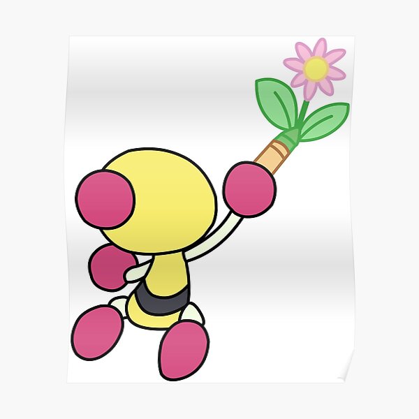 "Yellow Bomberman - Super Bomberman R" Poster by PrincessCatanna ...