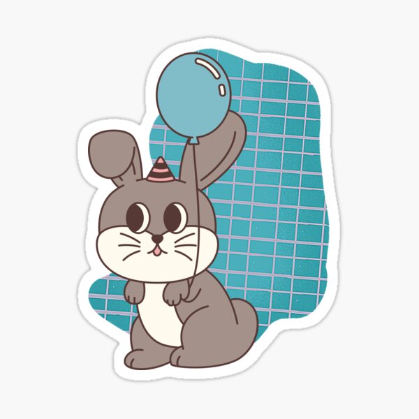 "Bunny" Sticker by Daydream-Eve | Redbubble