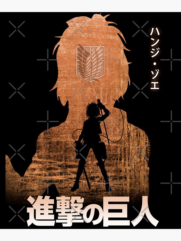 "Hange zoe Attack on Titan" Sticker by mi5a | Redbubble