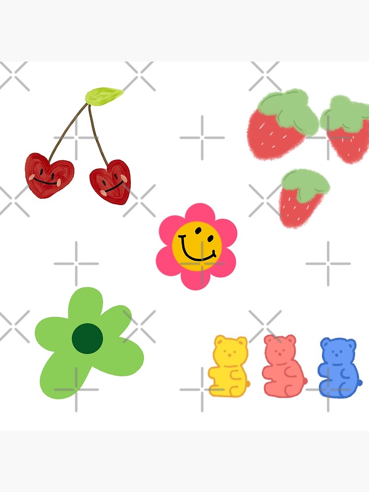 "y2k sticker pack #2" Poster for Sale by NSdesigns55 | Redbubble