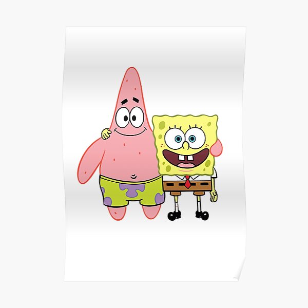 "spongebob squarepants and patrick star " Poster by WAYAJI | Redbubble