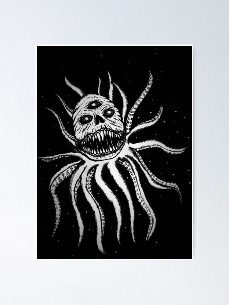"Tentacle Cyclops Triclops Alien Monster" Poster for Sale by ...