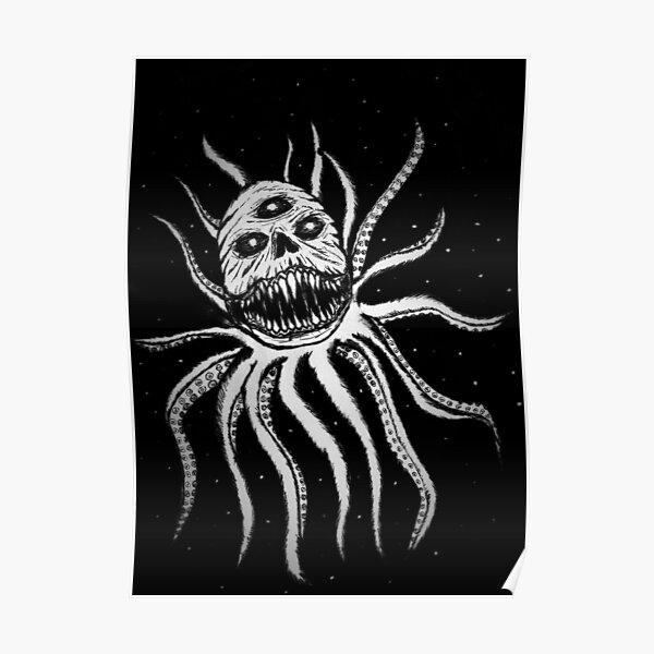 "Tentacle Cyclops Triclops Alien Monster" Poster for Sale by ...