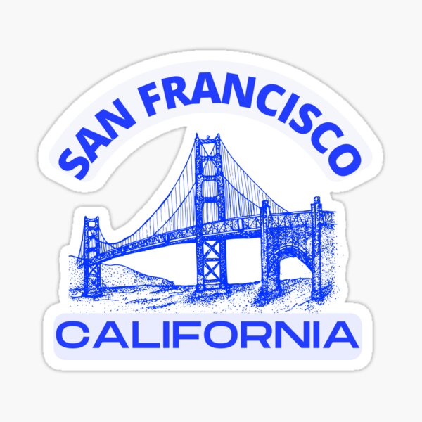 "San Francisco" Sticker by XiongFashion | Redbubble