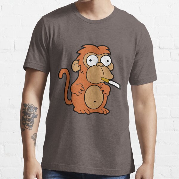 "Simpsons Lionel Hutz Smoking Monkey" T-shirt for Sale by OliviaMutante ...