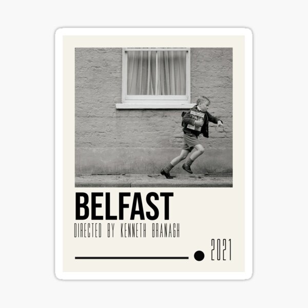 "Belfast Minimalist Poster Design" Sticker by watsoncambrey | Redbubble