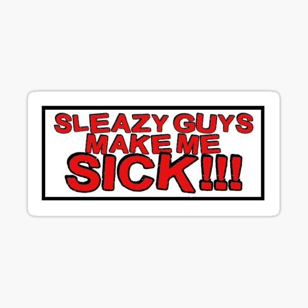 "Sleazy " Sticker for Sale by Rogueangel | Redbubble