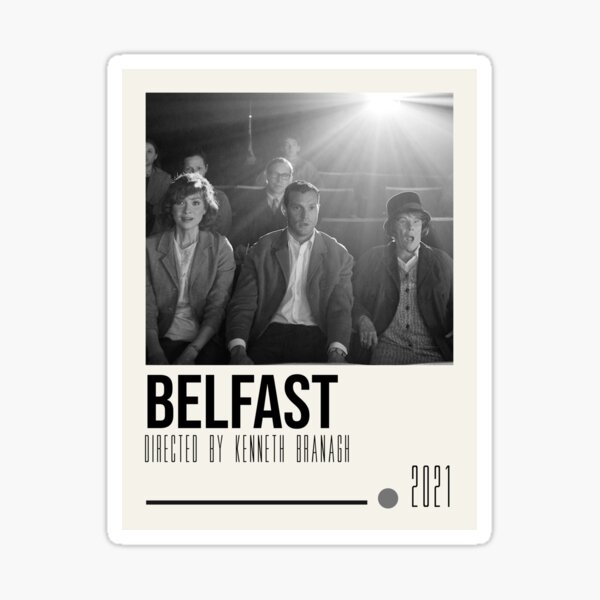 "Belfast Minimalist Poster Design" Sticker by watsoncambrey | Redbubble