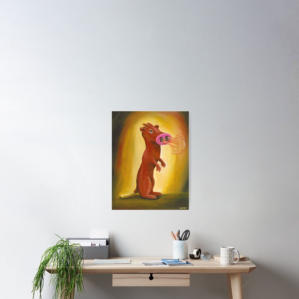 "Spice Weasel" Poster for Sale by KatieClarkArt | Redbubble