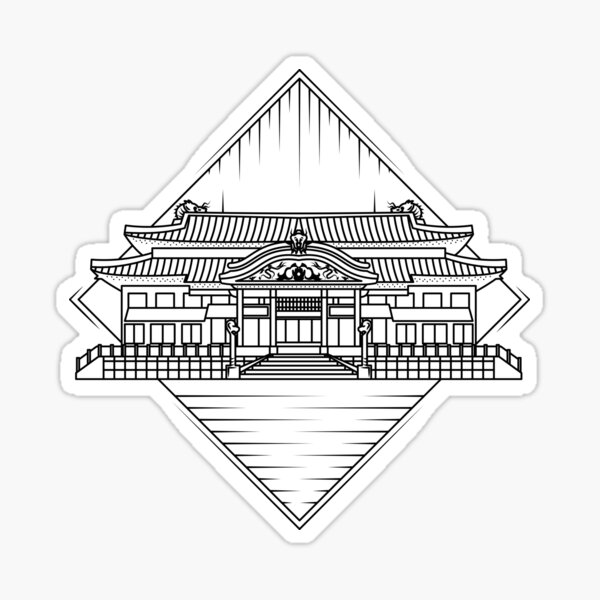 "Shuri Castle" Sticker by HeyOki | Redbubble
