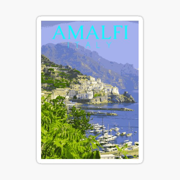 "Amalfi Coast" Sticker by Mark0S1mic | Redbubble