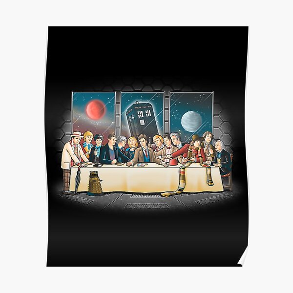 "Doctor dinner " Poster for Sale by LeedDurd | Redbubble