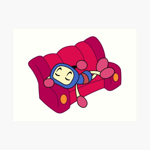 "Blue Bomberman - Super Bomberman R " Art Print for Sale by ...