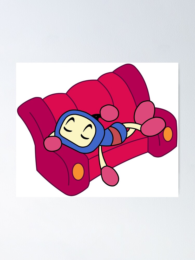 "Blue Bomberman - Super Bomberman R " Poster by PrincessCatanna | Redbubble