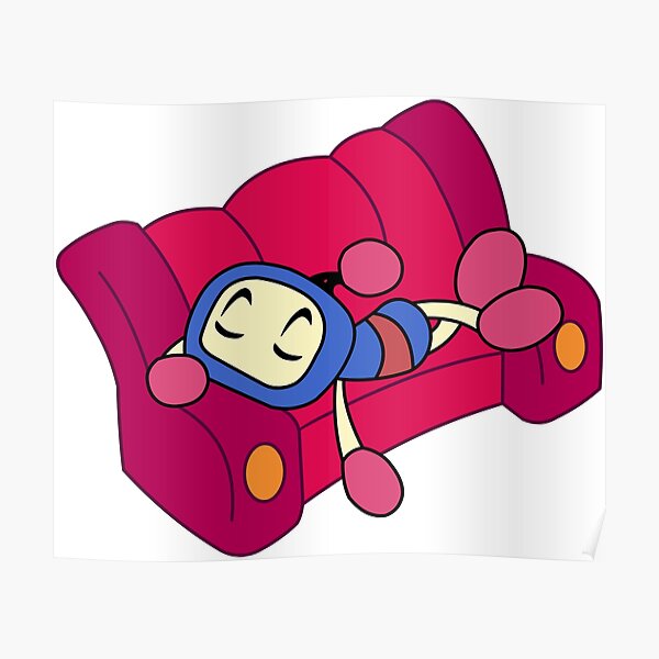 "Blue Bomberman - Super Bomberman R " Poster by PrincessCatanna | Redbubble