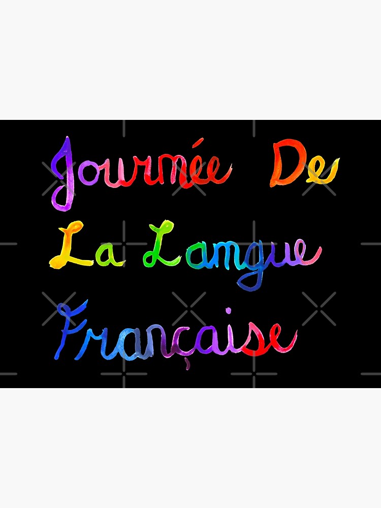 "Hand Lettered International French Language Day Manuscrite Journee De ...
