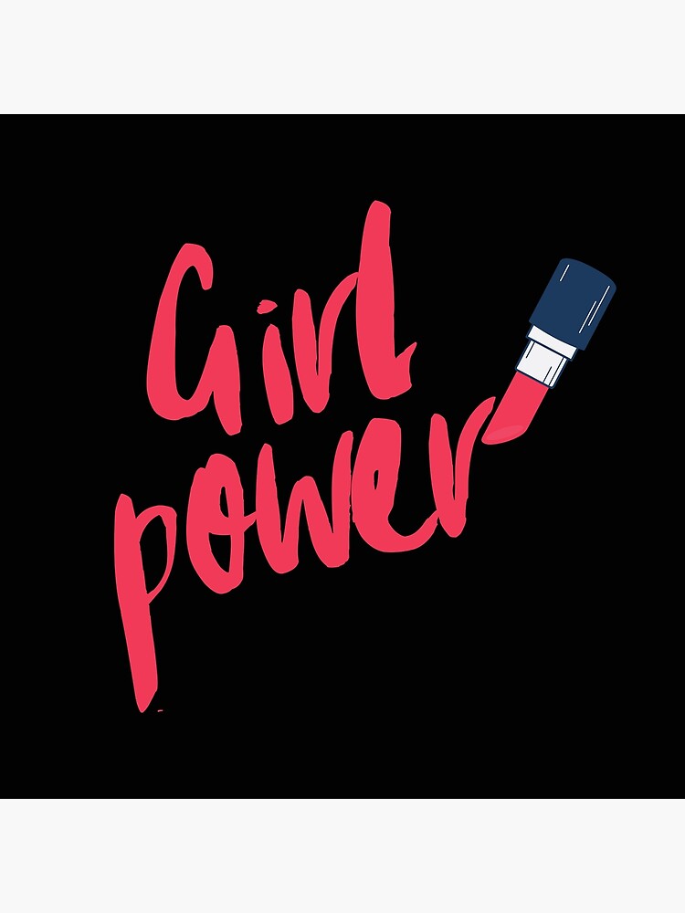 "Vintage Girl Power Typography with illustration" Poster for Sale by ...
