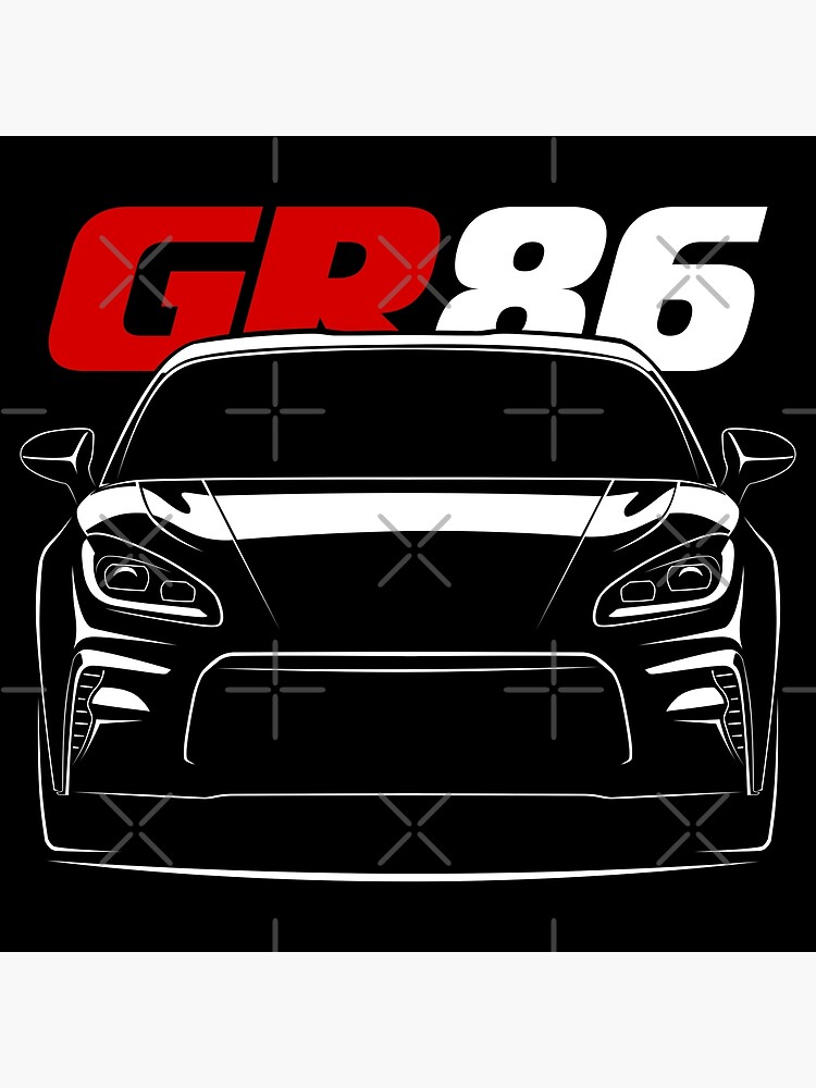 "GR86 Silhouette" Poster for Sale by MivecPower | Redbubble