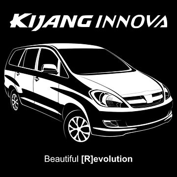 "Kijang Innova Silhouette" Poster for Sale by MivecPower | Redbubble