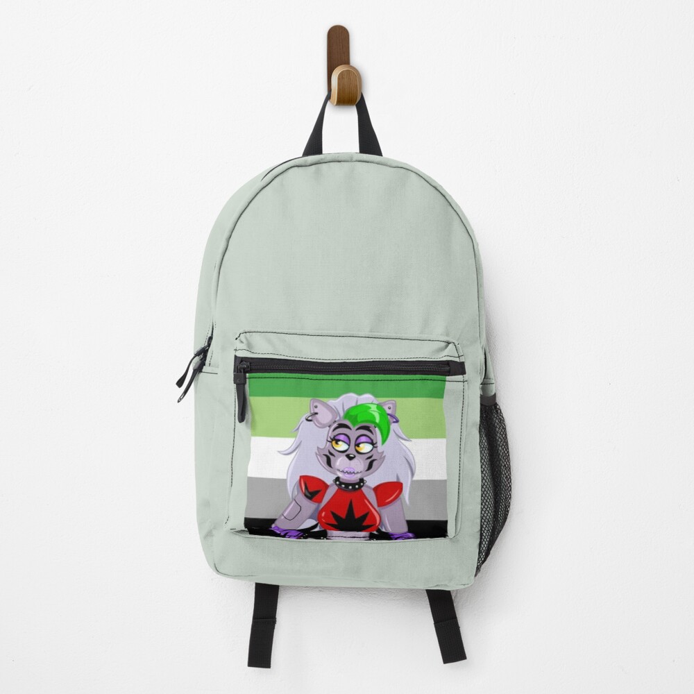 "FNAF Security Breach Glamrock Roxanne Wolf Aromantic Pride Halfbody ...