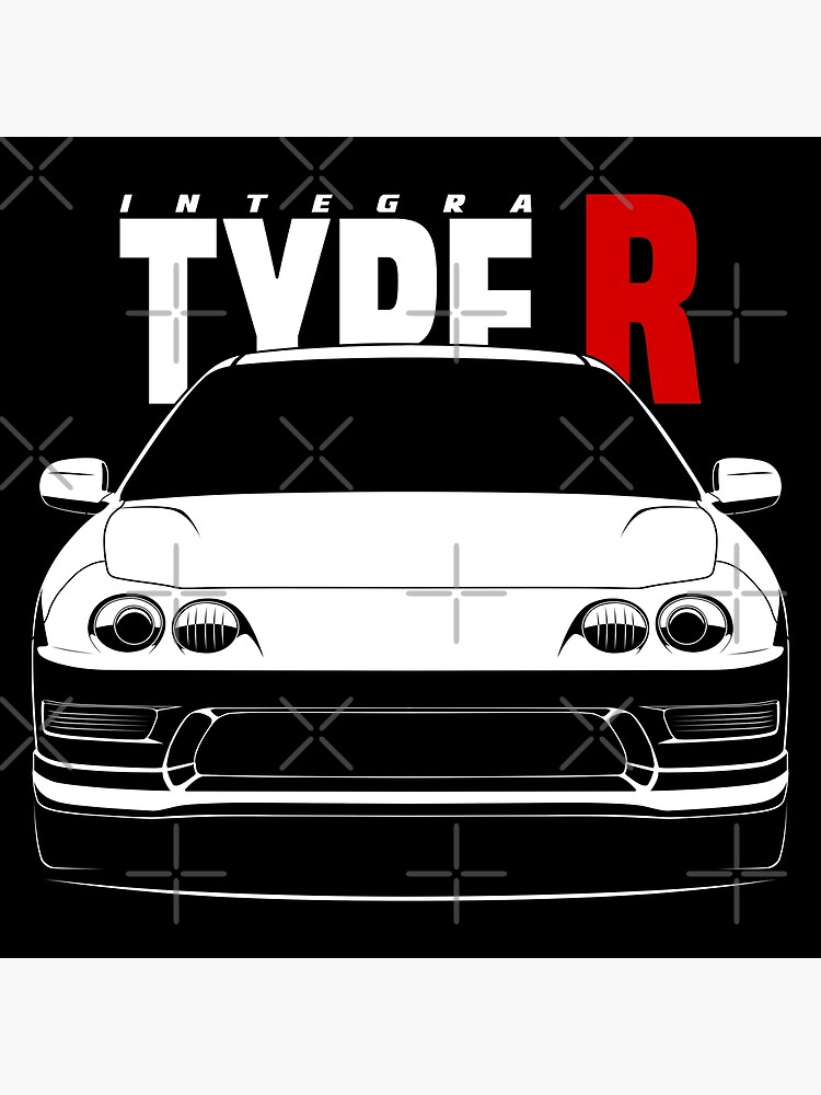 "Integra DC2 Silhouette" Poster for Sale by MivecPower | Redbubble
