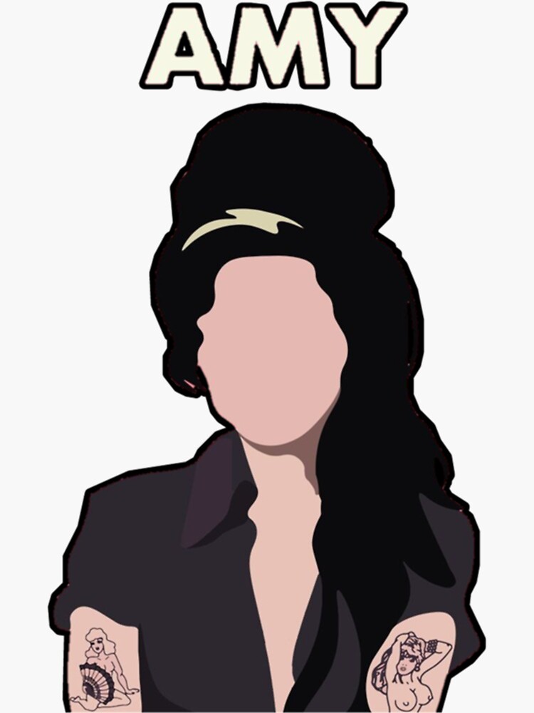 "AMY " Sticker for Sale by Iconizle | Redbubble