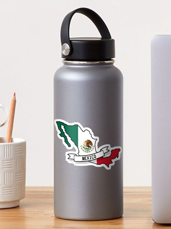 "Mexico Flag Map" Sticker for Sale by Koi-Art | Redbubble