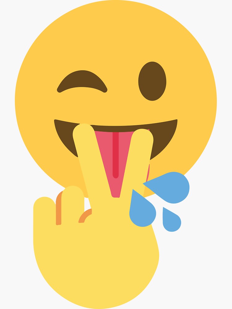 Pegatina «Fotos sexuales divertidas con icono de refranes Emoji comer ...
