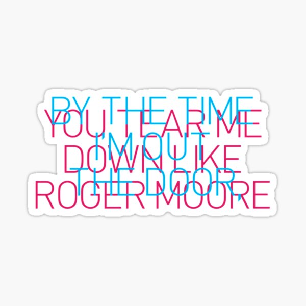 "Roger " Sticker by Iconizle | Redbubble