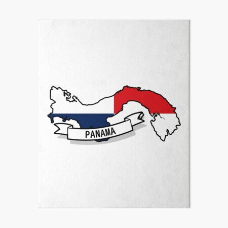"Panama Flag Map" Art Board Print for Sale by Koi-Art | Redbubble