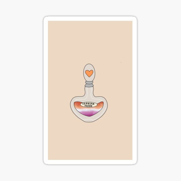 Pride Potions Lesbian Sticker By Lexi The Nerd Redbubble