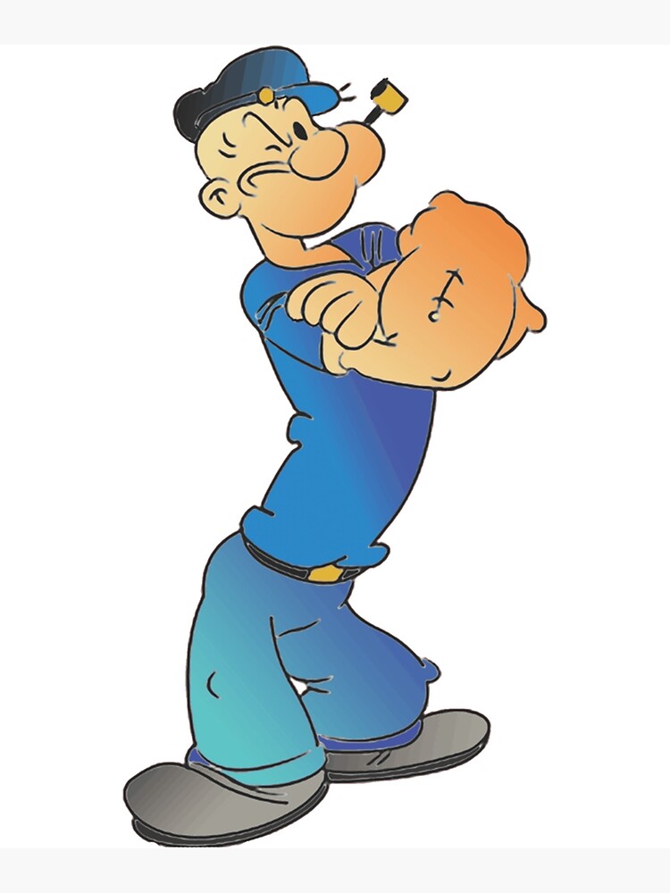 "Popeye the Sailor Man Big Hand" Poster for Sale by DemiaMancini ...