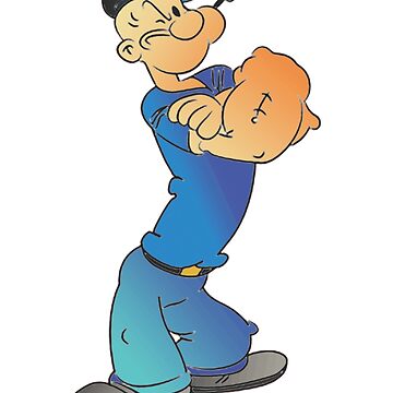 "Popeye the Sailor Man Big Hand" Art Print for Sale by DemiaMancini ...